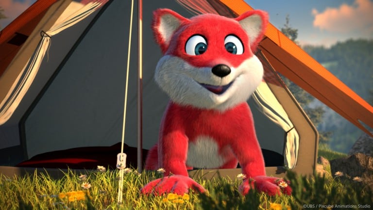 Cinema thiết kết linh vật Topsy của ngân hàng UBS ở Thụy Sĩ