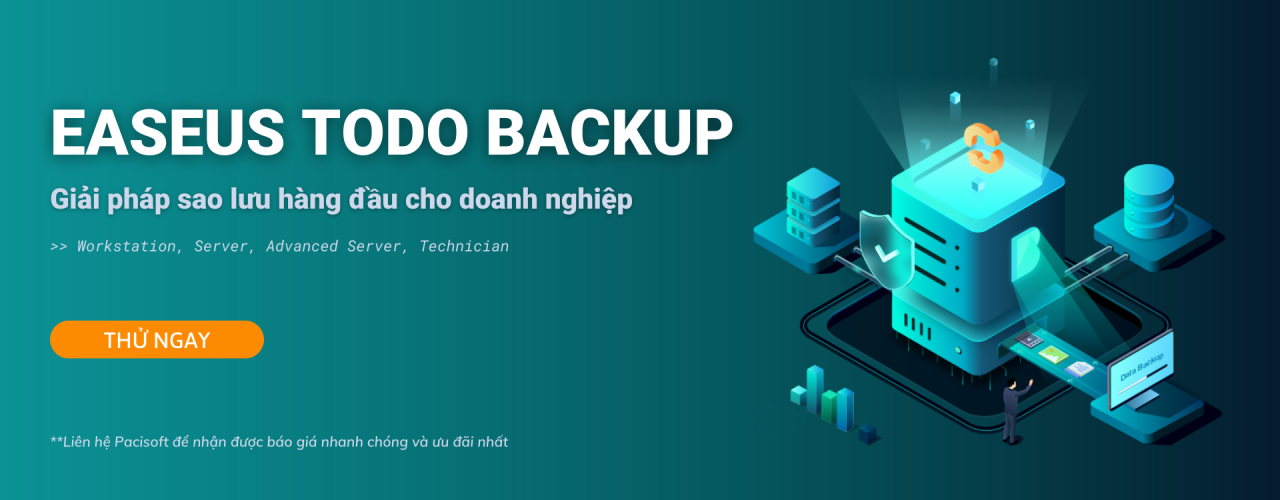 Sao lưu dữ liệu hệ thống nhanh chóng với EaseUS Todo Backup