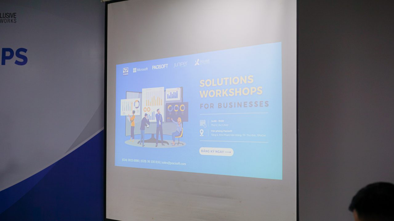 Pacisoft tổ chức thành công Event “Solutions Workshops For Businesses”