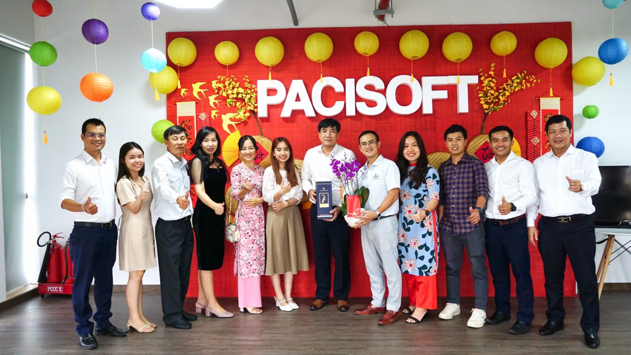 Pacisoft đón tiếp Hội Doanh nghiệp Thành phố Thủ Đức chúc Tết Quý Mão 2023