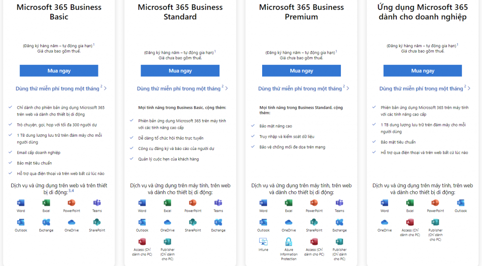 Tư vấn mua Microsoft 365 bản quyền giá tốt cho Doanh nghiệp