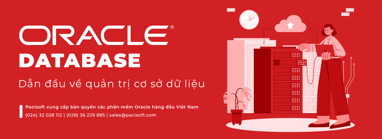 Giới thiệu Oracle Database bản quyền | Sản phẩm hàng đầu về quản trị cơ sở dữ liệu