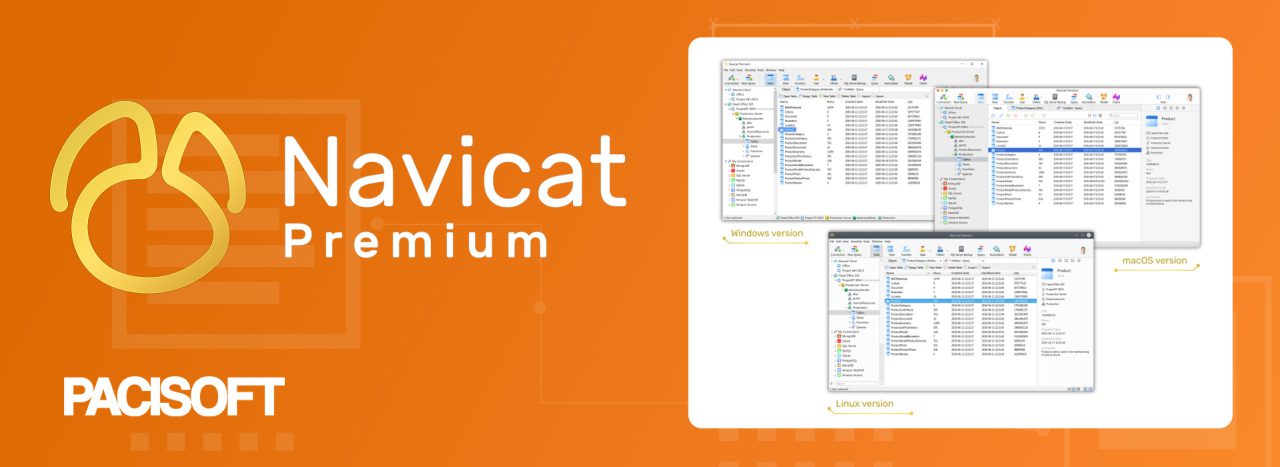 Navicat Premium bản quyền. Hướng dẫn mua bán nhanh chóng tại Pacisoft.