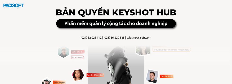 Bản quyền KeyShot Hub – Phần mềm quản lý cộng tác tối ưu cho doanh nghiệp