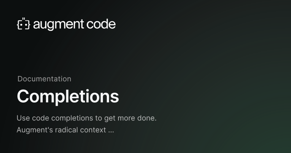 Hướng dẫn BẮT ĐẦU nhanh chóng với Augment Code dành cho lập trình viên