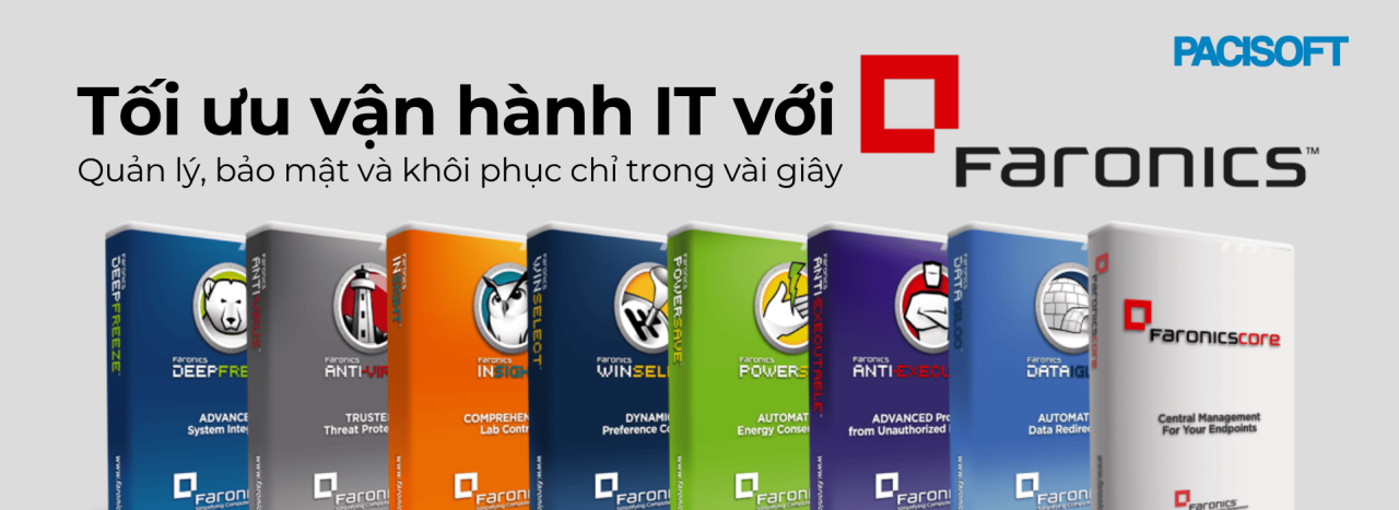 Tối ưu vận hành IT với Faronics: Quản lý, bảo mật và khôi phục chỉ ...