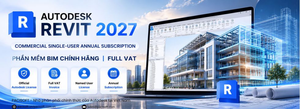 Phần mềm Autodesk Revit 2027 Commercial Single-user Annual Subscription ...